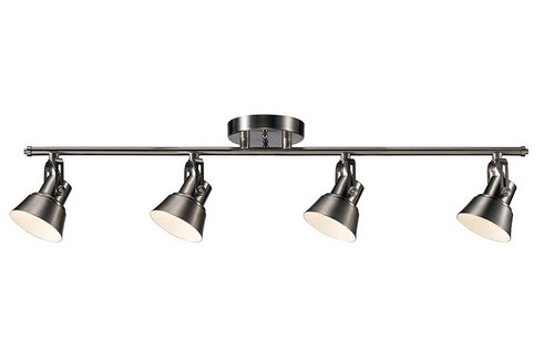 Monteaux Lighting 33 in. Brushed Nickel Integrated LED Track Lighting ...