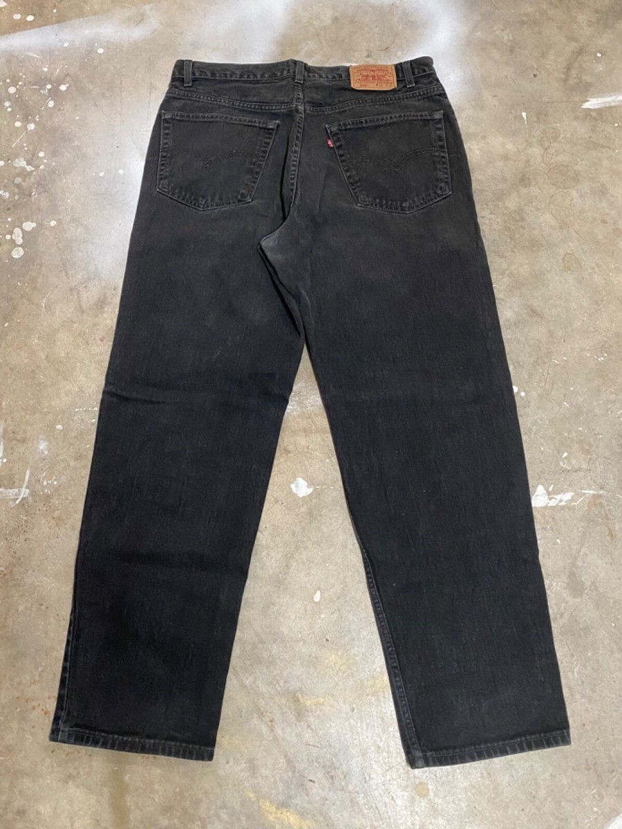 Vintage 90's Levi's 550 Black Denim Jeans 36 x 31 | eBay Vintage 90's Levi's 550 Black Denim Jeans 36 x 31 | eBay