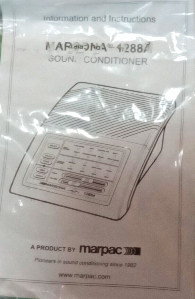 Marsona Sound Conditioner Programmable White Noise Machine 1288A With ...
