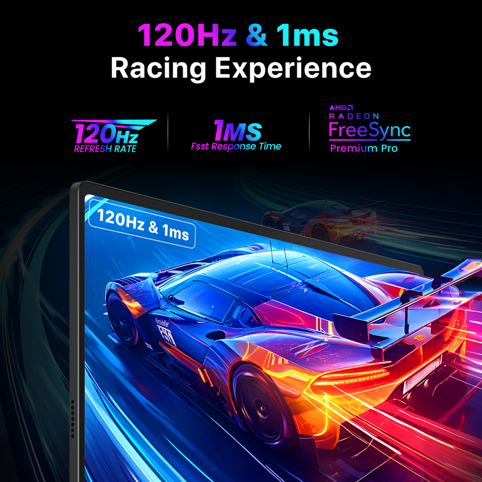 UPERFECT 16" 3K OLED Portable Monitor QHD 120Hz Freesync 100000:1 ...