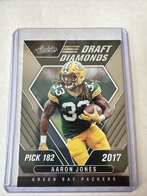 Aaron Jones Draft Diamonds 2022 Panini Absolute Football Packers Card # ...