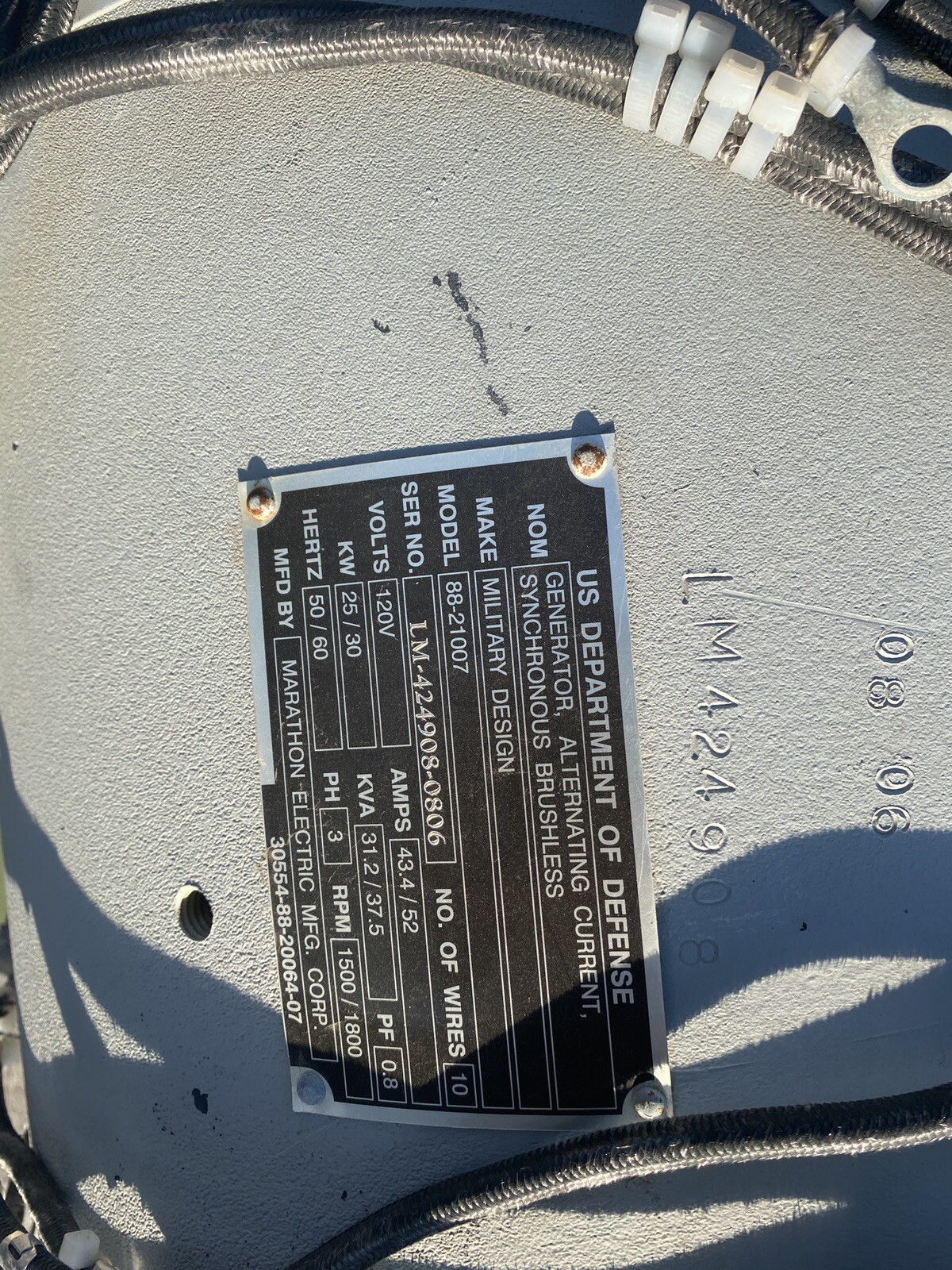 Mep 805 B 30kw Generator End Marathon Electric | eBay