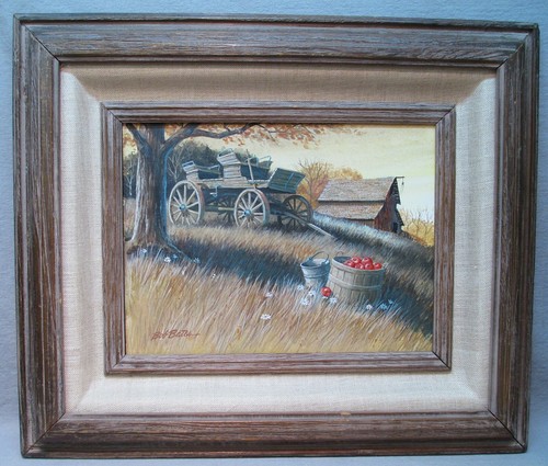 Bob Bates Barn/Wagon Painting Knotts Berry Farm/Walter Foster Artist ...