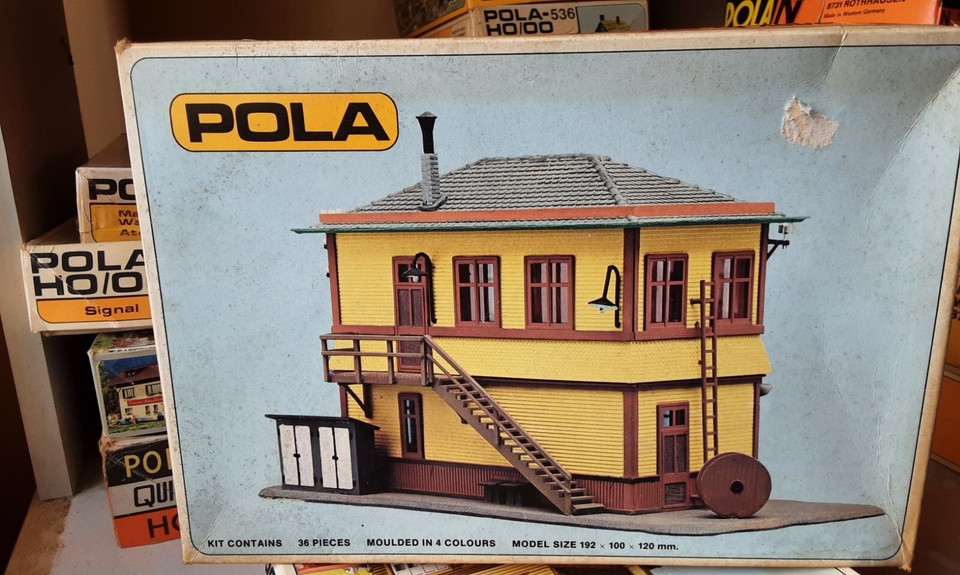 LARGE COLLECTION Pola HO Vintage Model Buildings Kits Models for Train ...