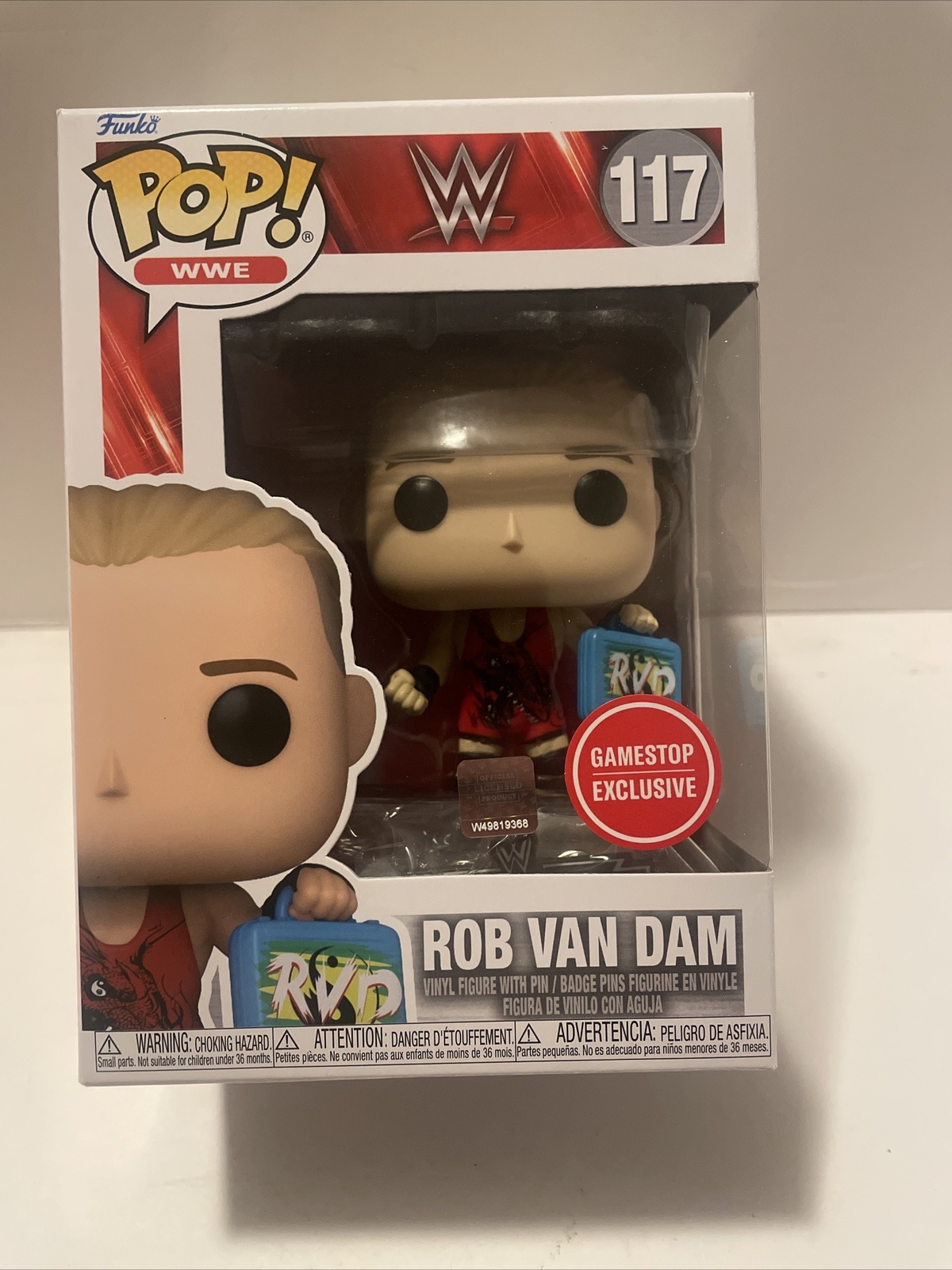 Funko Pop! WWE Rob Van Dam 117 Figure - FUN65099 889698650991 | eBay