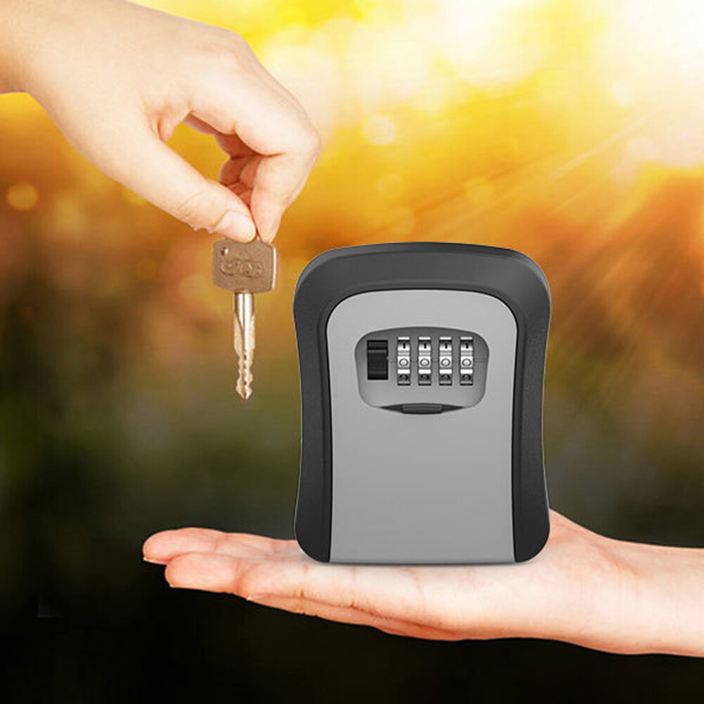 Wall Mounted Key Lock Box Dustproof Key Storage Security Lock for ...
