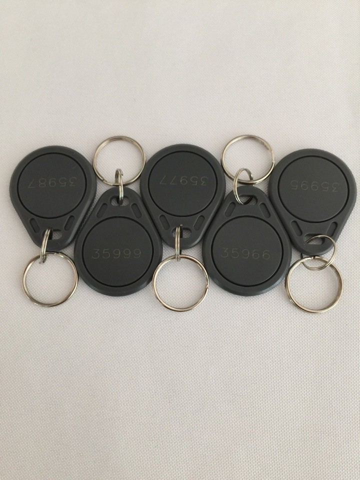 25 Proximity Key Fob Works With HID ProxKey 1346 26-bit 125 kHz Access ...