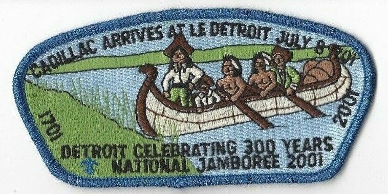 2001 National Scout Jamboree JSP Detroit Celebrates 300 years BMY Bdr ...