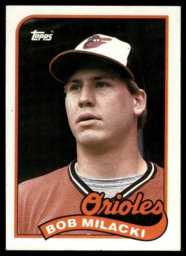 1989 Topps #324 Bob Milacki Rookie Baltimore Orioles | eBay