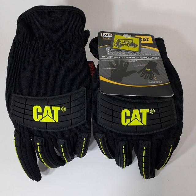 Caterpillar Cat Work Gloves Medium Touch Screen Fingertips. for sale ...