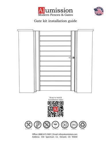 Alumission Universal Aluminum Gate (Side Gate/Yard Gate) Los Angeles ...