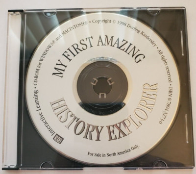 DK, My First Amazing, History Explorer, PC CD-ROM Ages 6-10 Disc Only ...