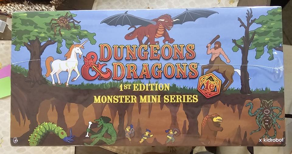 Dungeons & Dragons 1st Edition Monster Mini Series Sealed Display (24 ...