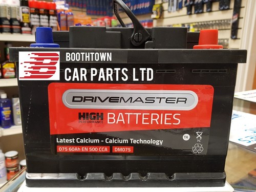 075 CAR BATTERY 065 075 027 O.E.M. 12V 60AH 500A EXTRA HEAVY DUTY ...