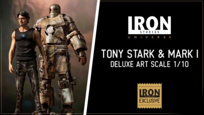 Iron Man Mark I and Tony Stark Statue Iron Studios NEW In Box ...