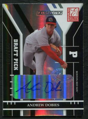 2004 Donruss Elite Extra Edition RC Autograph #258 ANDREW DOBIES 397/ ...