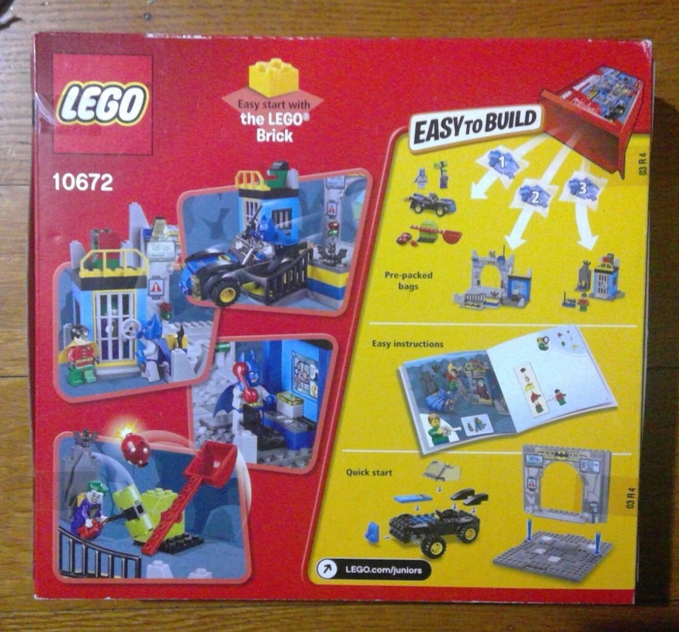 Lego Juniors Batman Defends the Batcave; Easy to build, 150 pieces | eBay
