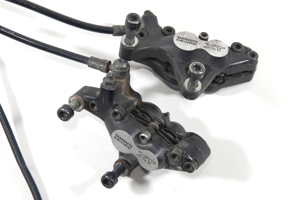 Shimano XTR/Deore XT 3x9-speed dual control shifter/hydraulic disc ...