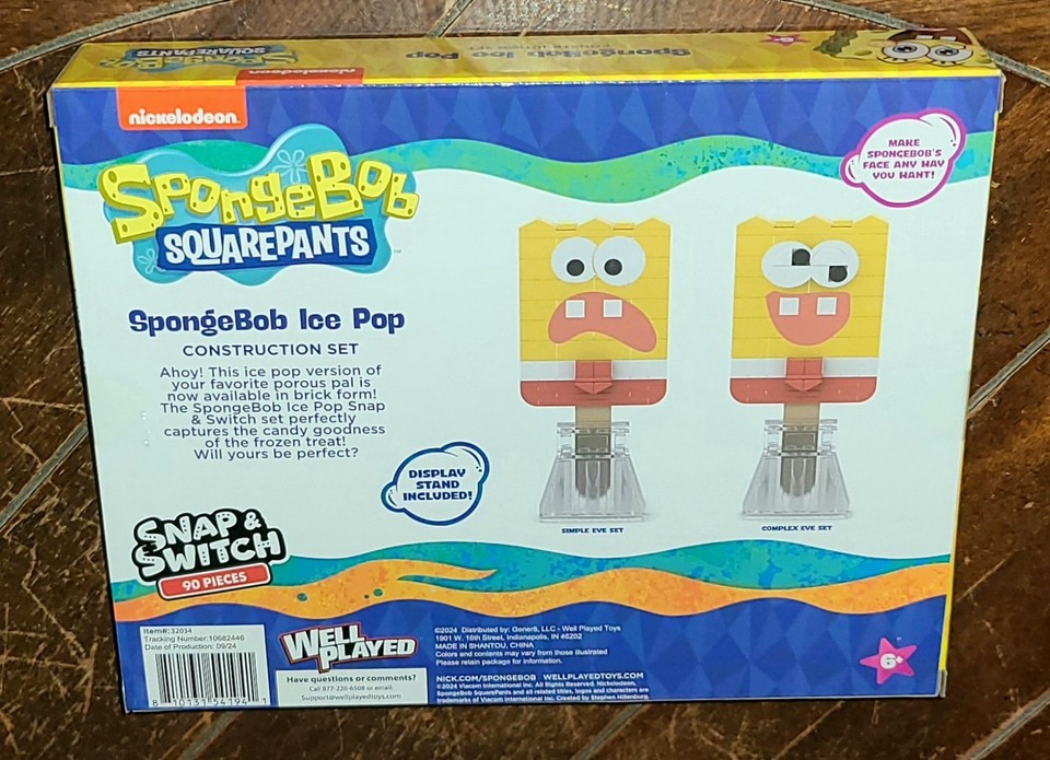 Spongebob Squarepants 90pc Snap & Switch: SPONGEBOB ICE POP ...