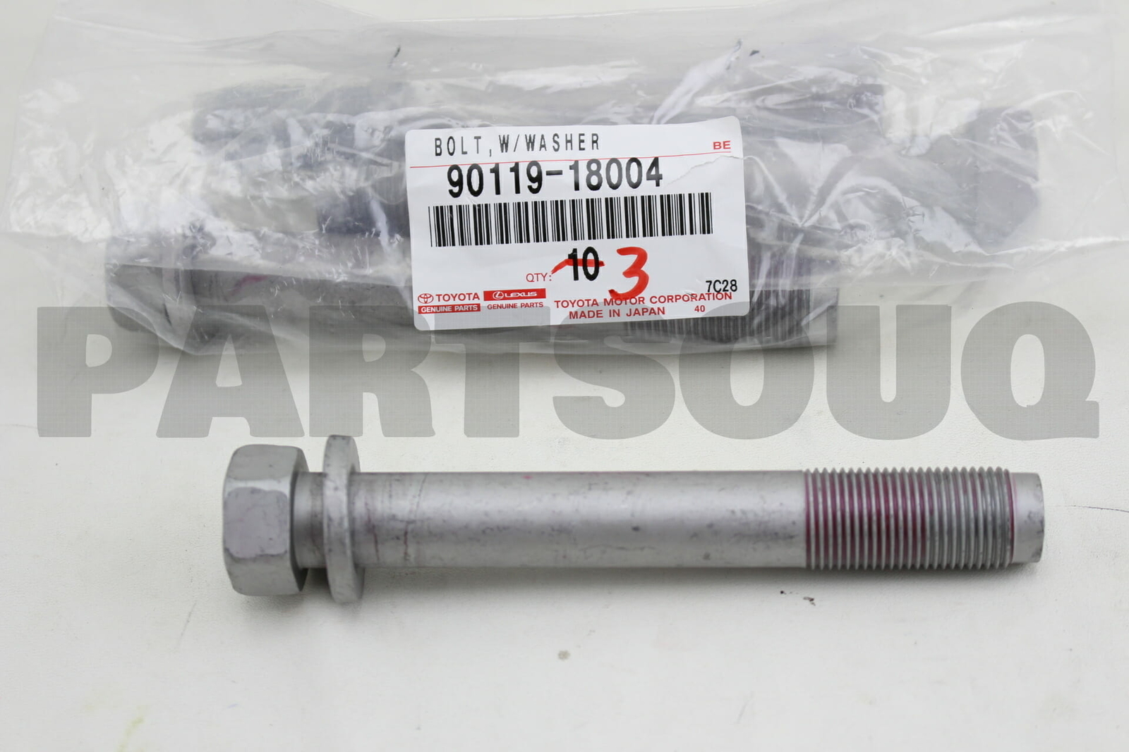 9011918004 Genuine Toyota BOLT, W/WASHER 90119-18004 | eBay