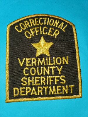 Vermilion County Illinois Sheriff's Dept Corrections Officer Patch | eBay