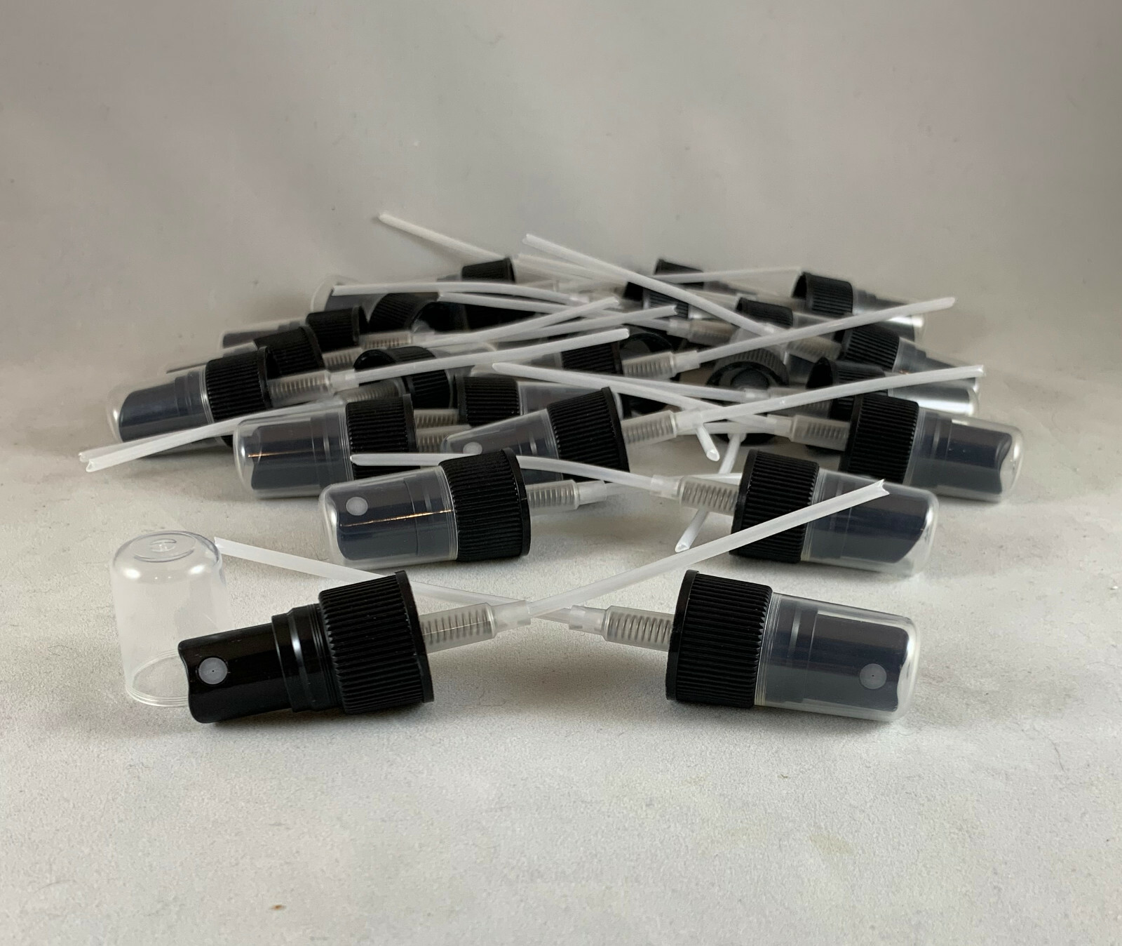 20/410 Black Mist Sprayers 4-1/8" Dip Tube Fits Many Bottles, Multiple ...