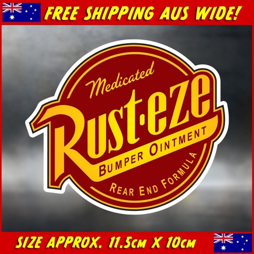RUST EZE STICKER AUSSIE MADE For iPad Laptop Hot Rod Cars Truck Drag ...