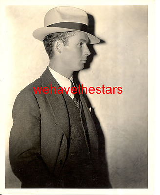 Vintage Russell Gleason QUITE HANDSOME '31 TRAGIC STAR DBW Publicity ...