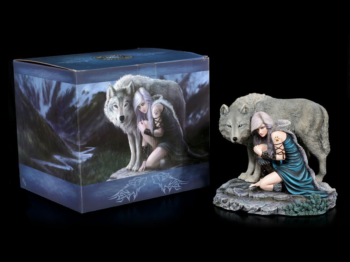 Wolf Figur - Protector by Anne Stokes - limitiert - Sammlerfigur ...