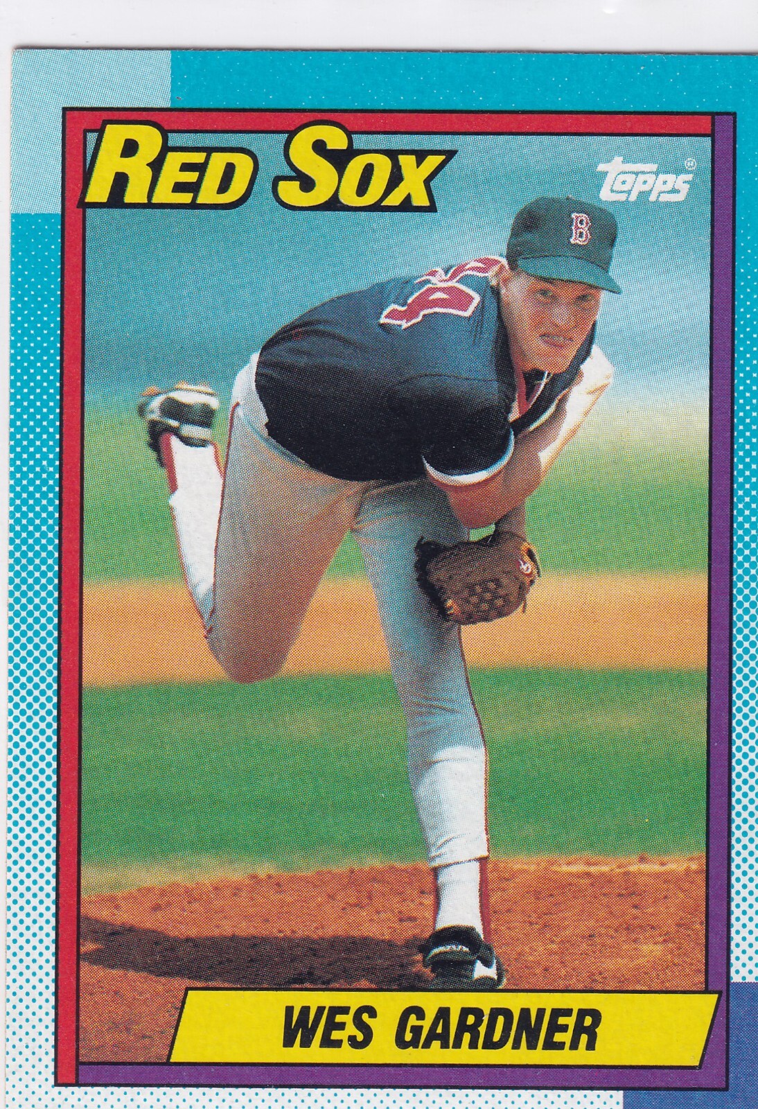 1990 Topps #38 Wes Gardner MLB Boston Red Sox + (Yes 4 Free Mystery Cards) | eBay