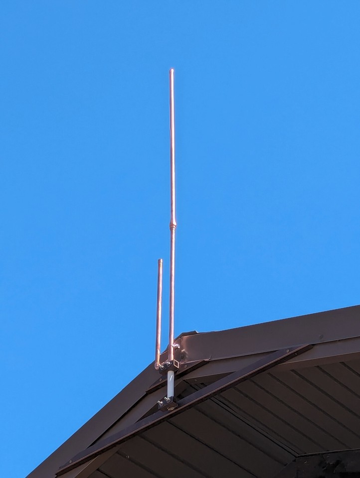 2meter/70cm J pole Dual Band Collapsible Copper J-Pole Antenna FREE ...