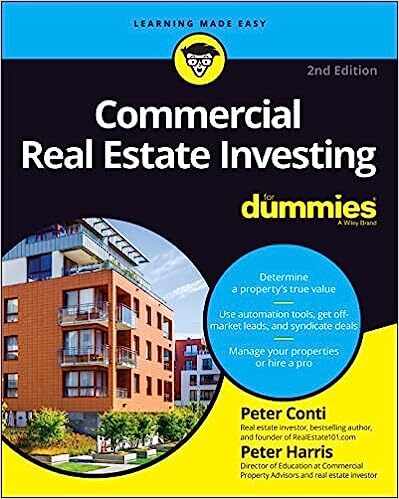 Commercial Real Estate Investing For Dummies Paperback by Peter Conti ...