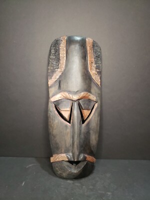 African Mask Wall Hanger Wood - handcarved | eBay