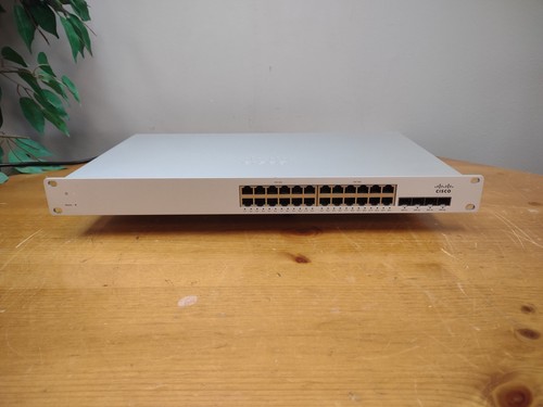Cisco Meraki MS220-24P 24-Port Gigabit PoE Ethernet Switch UNCLAIMED | eBay