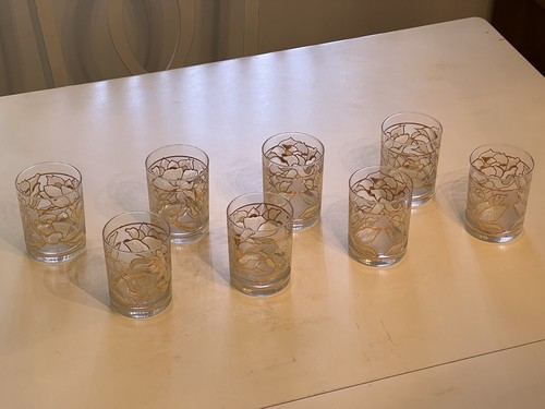 8pc Vintage Culver Glassware, DOF 14oz, 287 Lotus Ivory | eBay