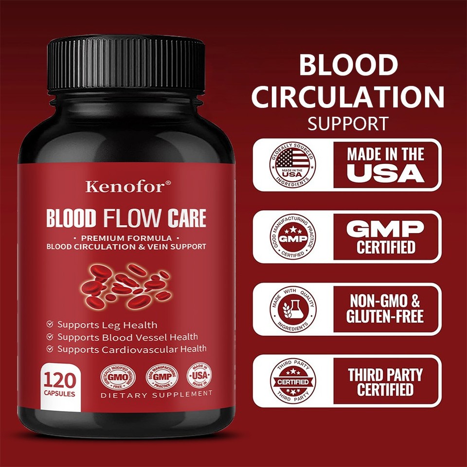Best Blood Circulation Supplements Vein Support Heart Health 30-120 ...