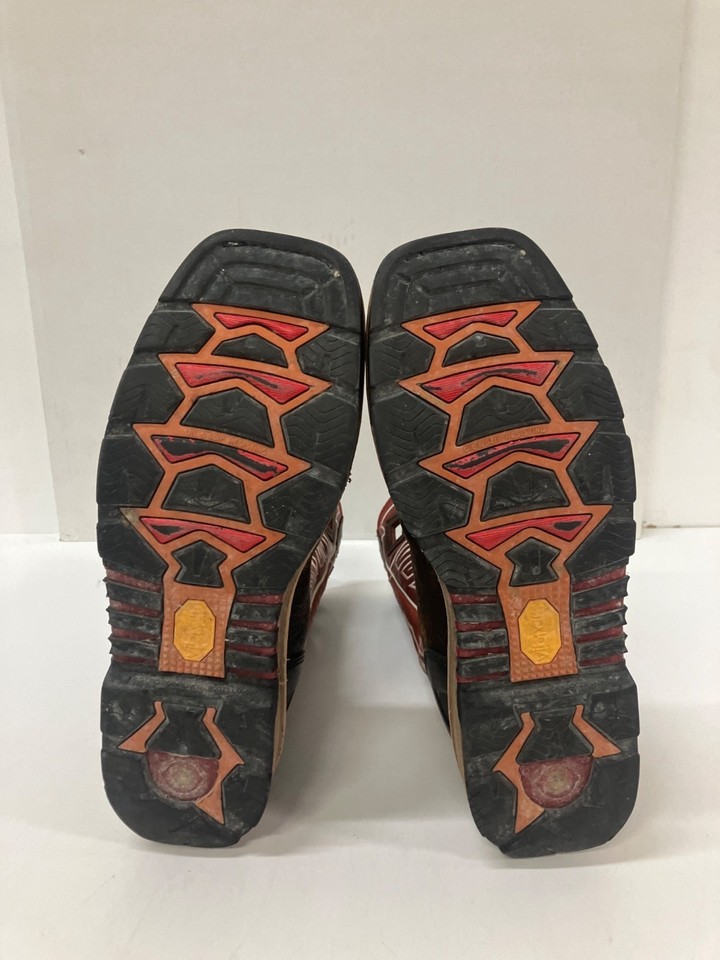 Justin Vibrant Steel Toe Wk2115 Waterproof Brown & Red Leather Size 12D ...