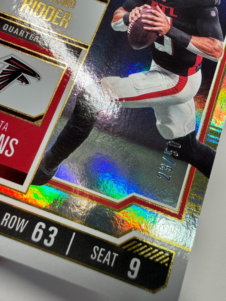 Desmond Ridder 2023 Panini Contenders Midfield Ticket Gold /50 #4 | eBay