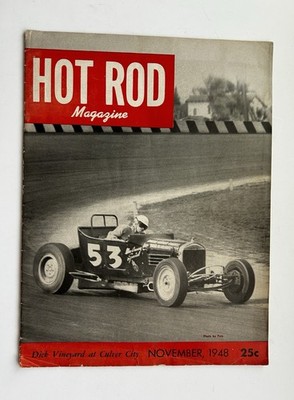 Vintage Original Hot Rod Magazine November 1948 Vol 1 No 11 Culver City ...