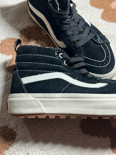 VANS SK8-HI MTE 7.5 Men’s 9 Women’s Suede PRIMALOFT Insulated BLACK ...