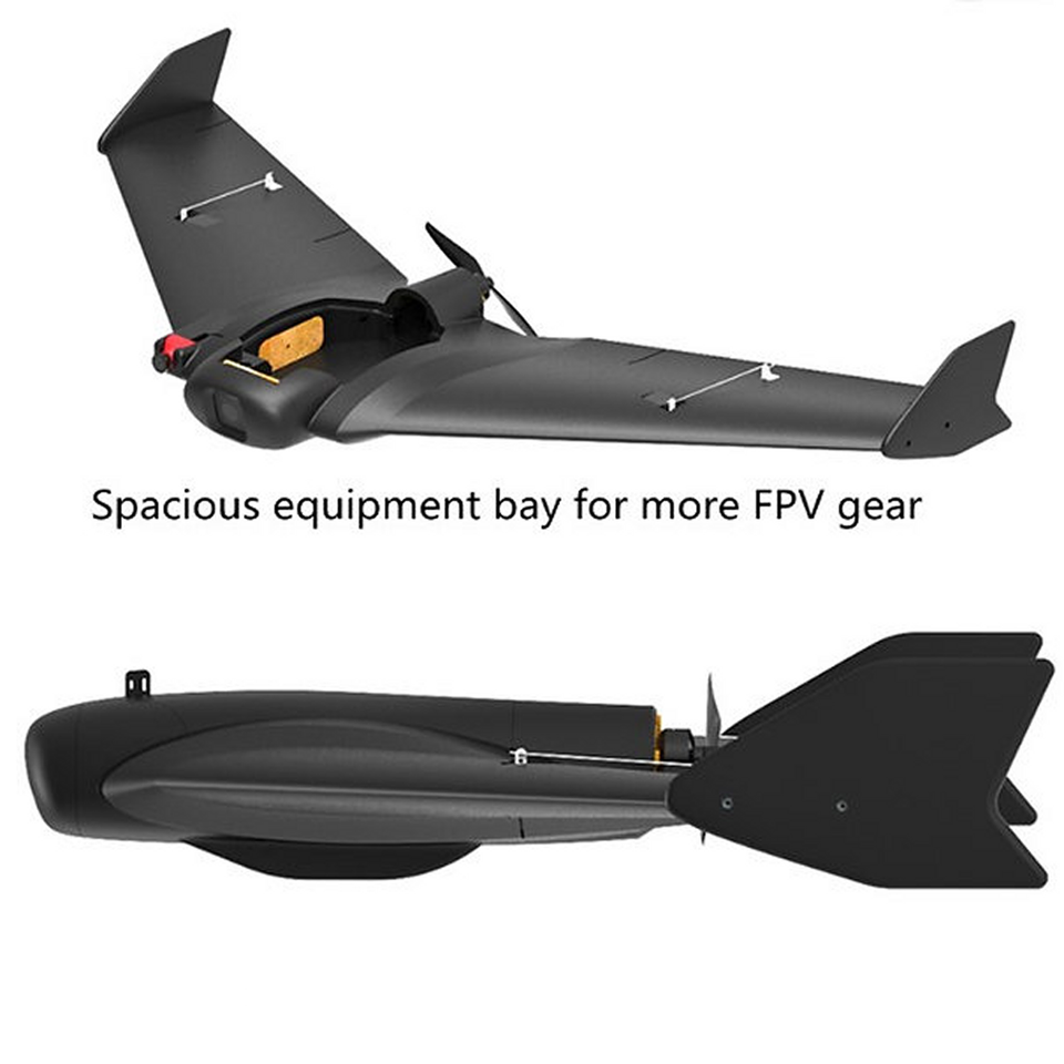 RC Airplane KIT FPV Stealth Aircraft High Speed DIY Racing Plane Flight ...