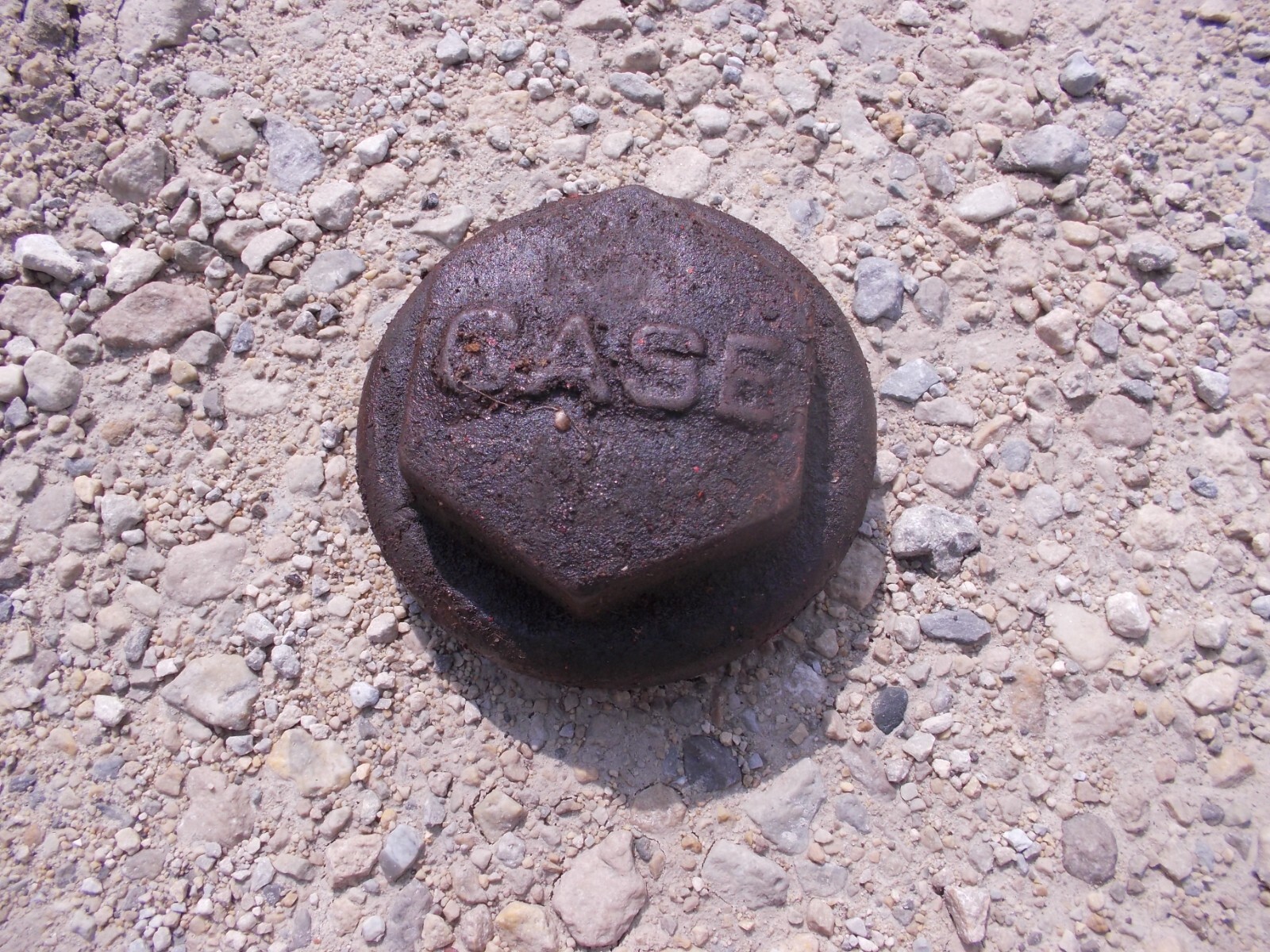 Case VINTAGE Tractor Plow Implement ORIGINAL EMBOSSED screw on 3 1/4 ...