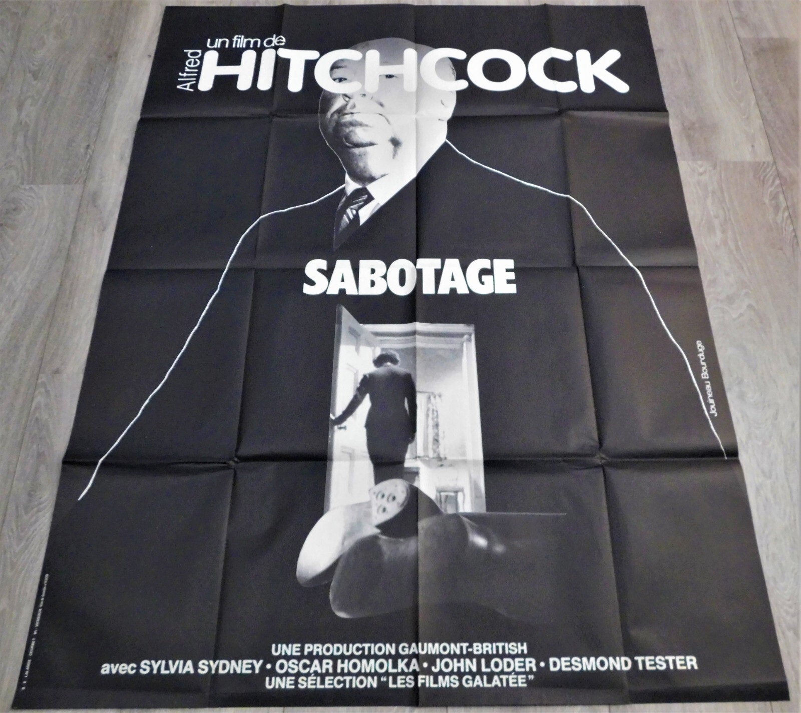 Sabotage Hitchcock Movie Poster