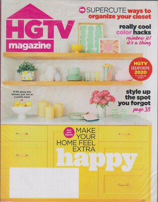 HGTV January/February 2020 Make Your Home Feel Extra Happy (Magazine ...