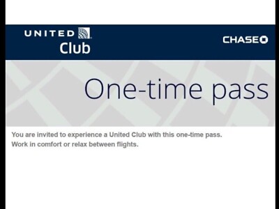 United Airlines Club One-Time Pass (Expires 10/7/2025) Email Delivery ...