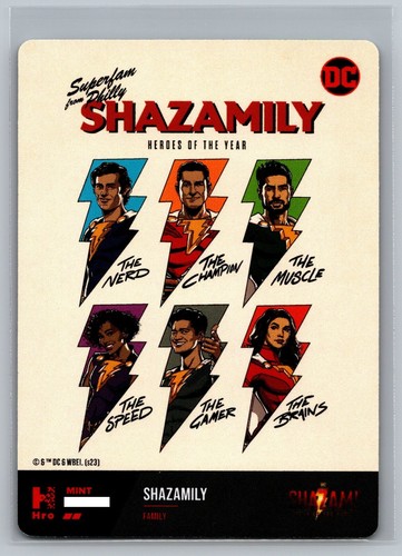 Shazamily 2023 DC Comics Chapter 3 Shazam Trading Card Family Fury of ...