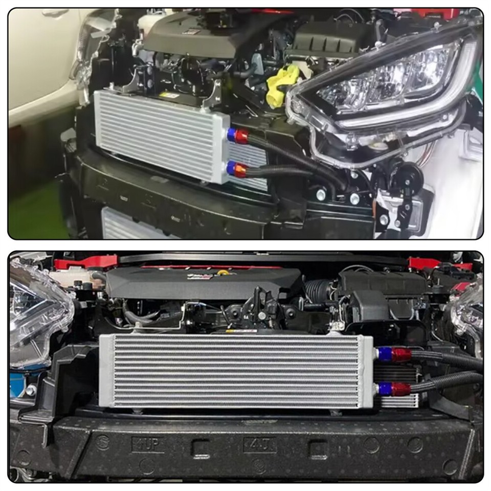 Large Dual Pass Bar & Plate Oil Cooler Kit For BMW 3Ser N54 335 335i ...