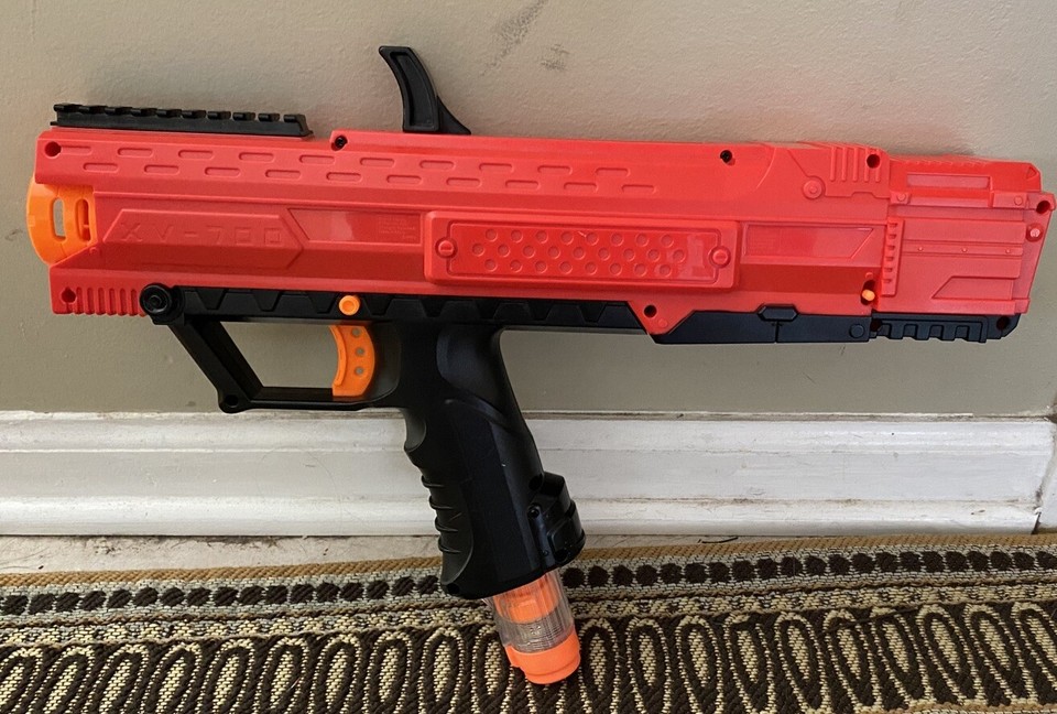 NERF Rival Apollo XV-700 Blaster Red Includes 7 Ammo Balls Tested ...