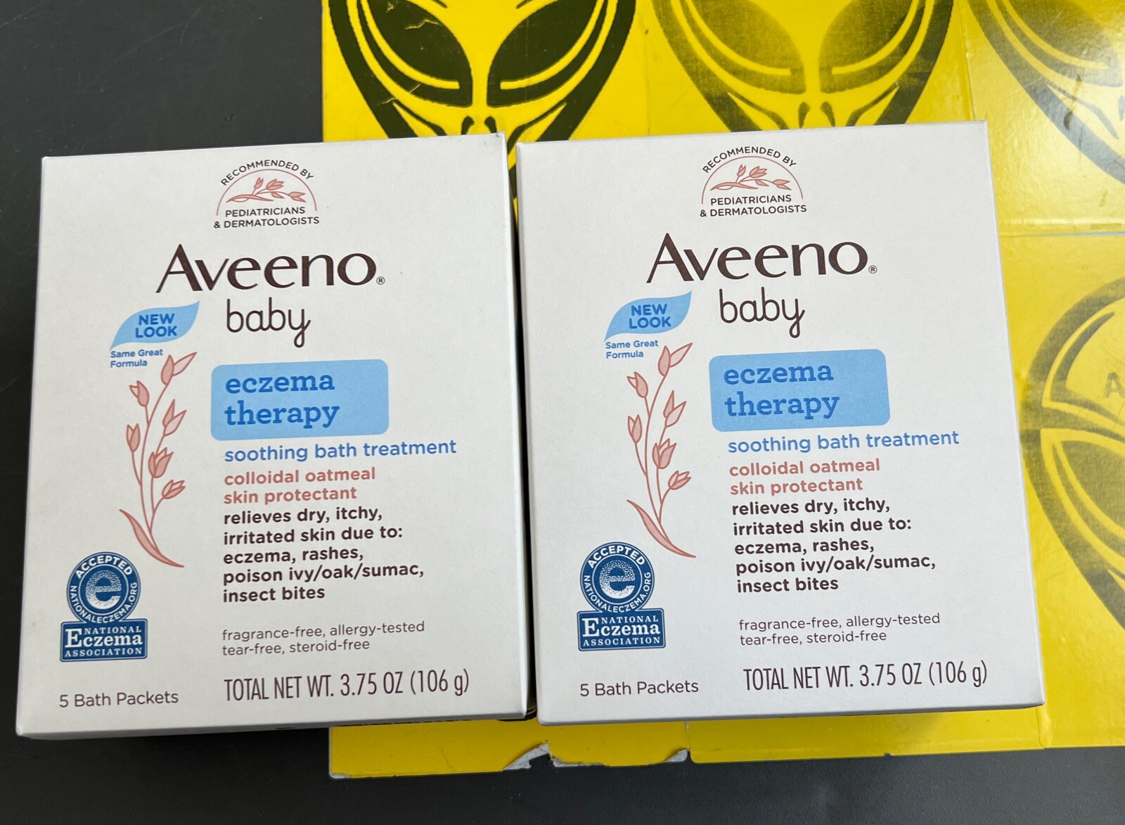 AVENO &OATMEAL Bath Treatment Colloidal ECZEMA Itchy Skin - 2 Box, 10ct ...