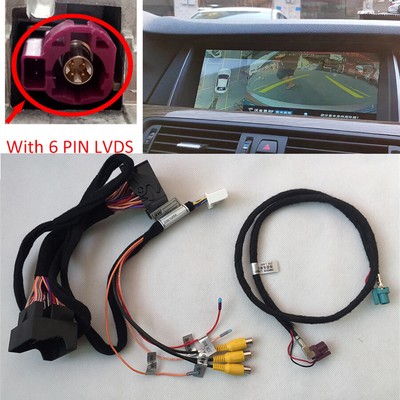 Car Camera Interface W/ 6PIN LVDS Camera Decoder Box For BMW F30/F20 ...